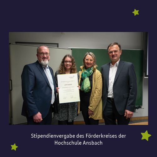 Förderkreis der Hochschule Ansbach vergibt Stipendien - Hochschule Ansbach