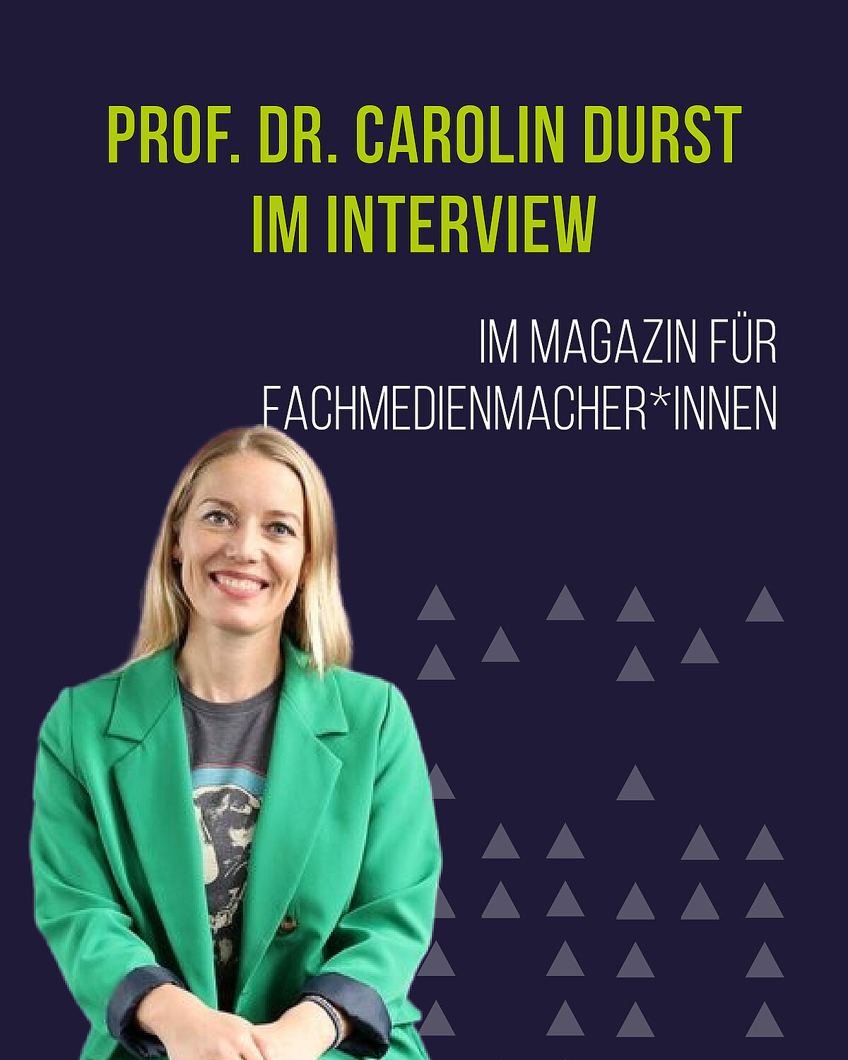 Prof. Dr. Carolin Durst im Interview| Hochschule Ansbach