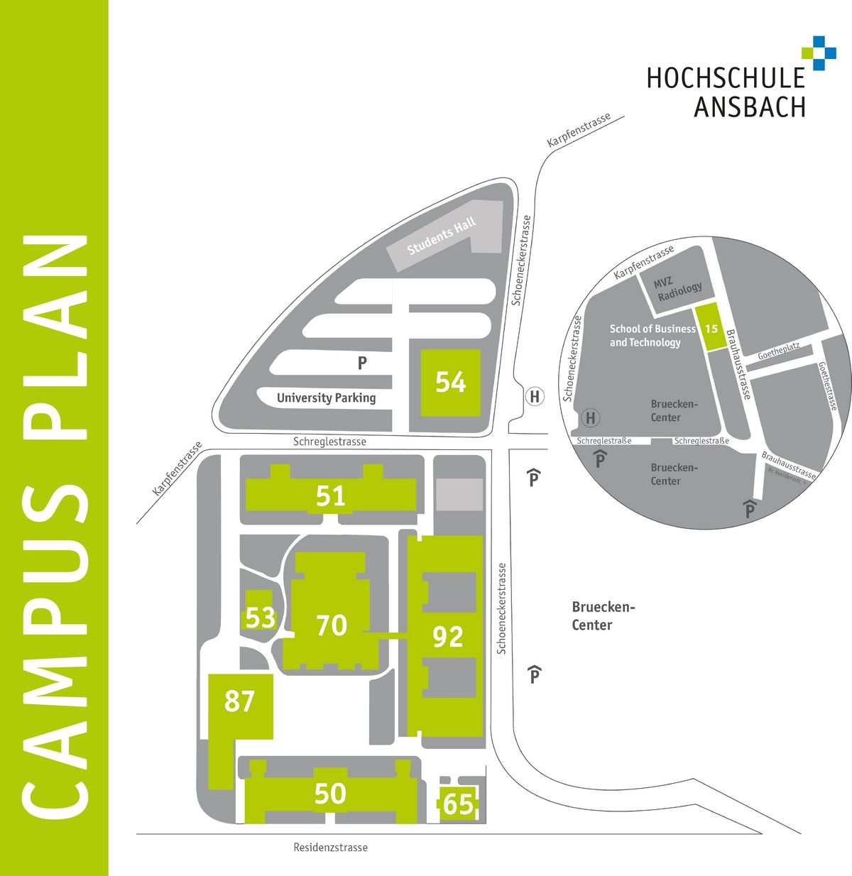How to find us | Hochschule Ansbach