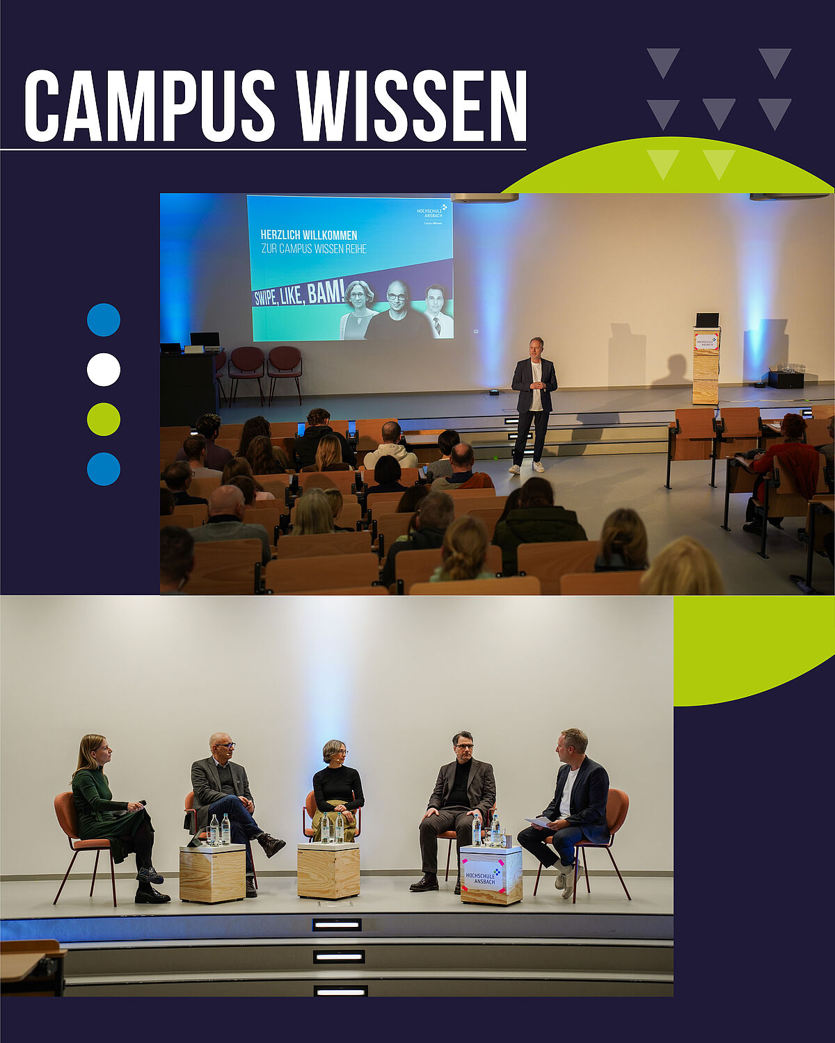 Swipe, like, BAM! – Campus Wissen| Hochschule Ansbach